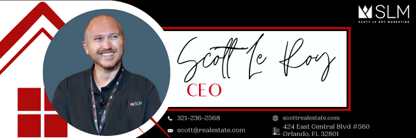 Designs - Narrow Email Signatures - Scott Le Roy Marketing